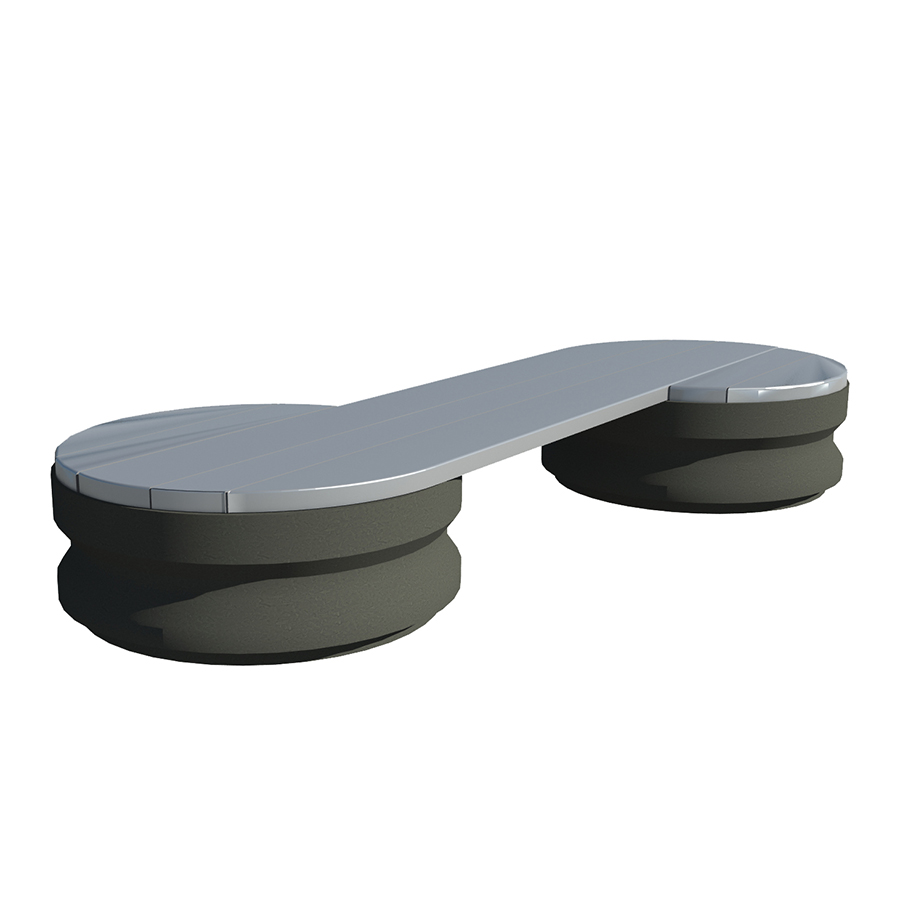 Mobilier urbain - Mix Urbain, mobilier urbain en plastique recyclé